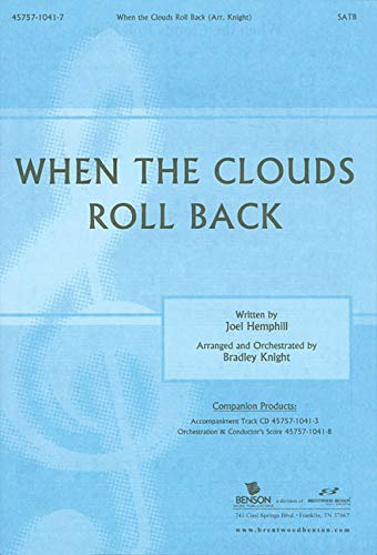 Buy When the Clouds Roll Back: Satb: Orchestration & Conductor's Score ...