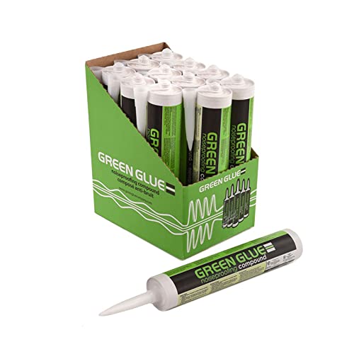 Amazon.com: Green Glue Soundproofing, Damping Compound 12 Tubes, 29 oz ...
