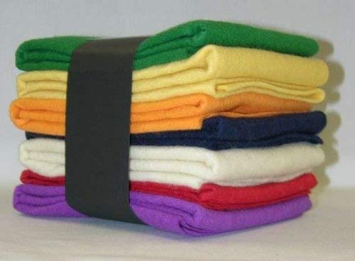 National Nonwovens Wool Felt Classic Fat Quarters Bundle : Amazon.in