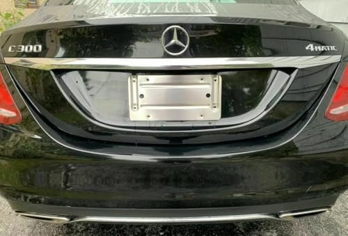 Amazon.com: Rear Bumper License Plate Tag Holder Set Bracket for ...