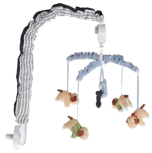 Amazon.com : Sumersault Playful Puppies Mobile : Nursery Mobiles : Baby