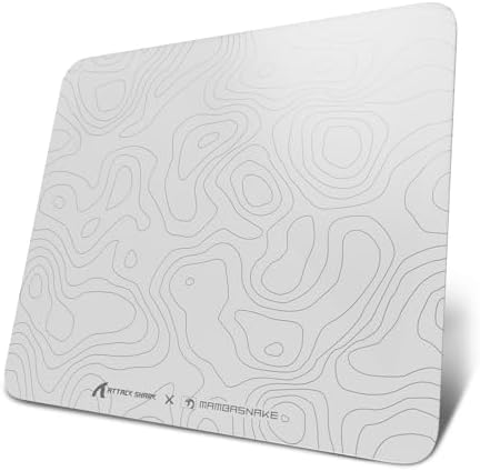Amazon.co.jp: ATTACK SHARK×MAMBASNAKE Gaming Mouse Pad Mousepad Glass ...