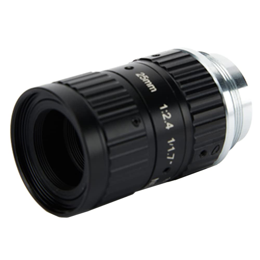 Amazon.com : 12MP 25mm 1/1.7" Fixed Focus Lens f/2.4 C Mount Machine ...