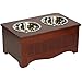 Amazon.com: A A Pet Project Chocolate Brown MDF Small Pet Food Server ...