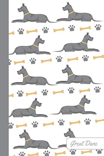 Great Dane: Dog Notebook | Cute, Funny Diary | (Great Dane Dogs Lovers ...