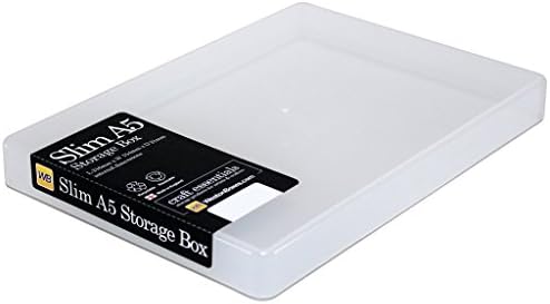 WestonBoxes A5 Slim Plastic Presentation Boxes with Lids for A5 Paper ...