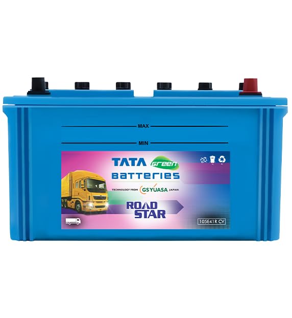 Tata Green Battery | 105E41CV Roadstar 12V & 100Ah Commerical Battery ...