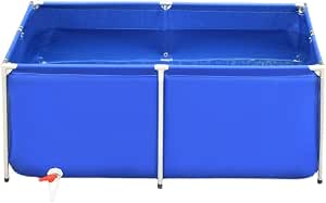 Amazon.com : Pool Above Ground Aquarium, PVC Canvas Pool Pond, Canvas ...