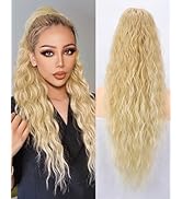 Amazon.com : Rosooi 30 Inch Long Black Drawstring Ponytail Extension ...