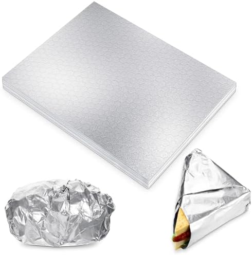 Amazon.com: Insulation Sandwich Wrapping Paper Aluminum Foil Sheets ...