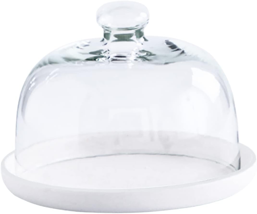Amazon.com: HANABASS Cake Cover Serving Tray Round Cupcake Holder with ...