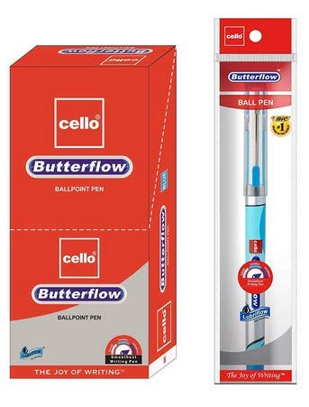 Cello Butterflow with Refill With Extra Refill : Amazon.in: Office Products