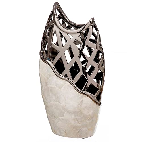 Aprovecha el descuento de Jarrones Decorativos Modernos Plateados al ...