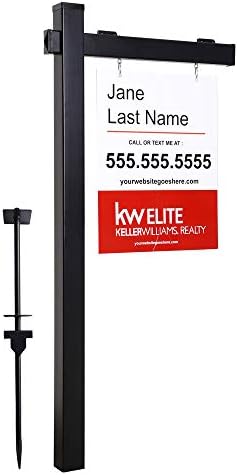 Amazon.com : VINGLI Vinyl PVC Real Estate Sign Post, 6' Tall Yard Post ...