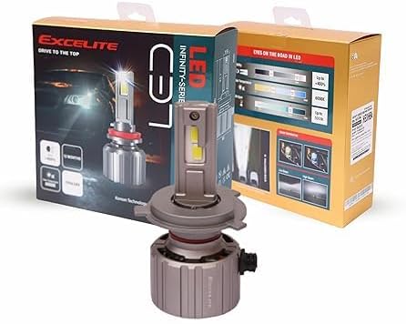 EXCELITE Infinity Series H4 180W 6K : Amazon.in: Car & Motorbike