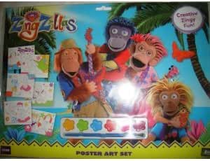 ZingZillas Poster Set - Creative Zingy Fun!! : Amazon.co.uk: Outlet