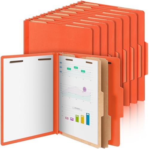 Amazon.com : Skyygemm 12 Pcs Classification Folders Letter Size Bulk ...