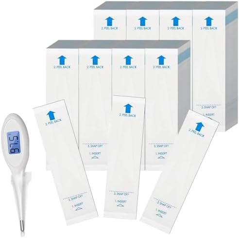 SenseYo 100 Pack Disposable Digital Thermometer Probe Covers Sleeve for ...