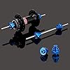 Amazon.com : XBERSTAR Bicycle Wheel Truing Stand Thru Axle Adapter 12 ...