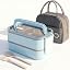 Lunch Box, 1400ML/304 Stainless Steel Bento Lunch Box, Divided Design ...