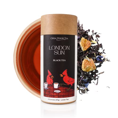 Amazon.com : Open Door Tea - London Sun | Black Tea, Loose Leaf - 2.25 ...