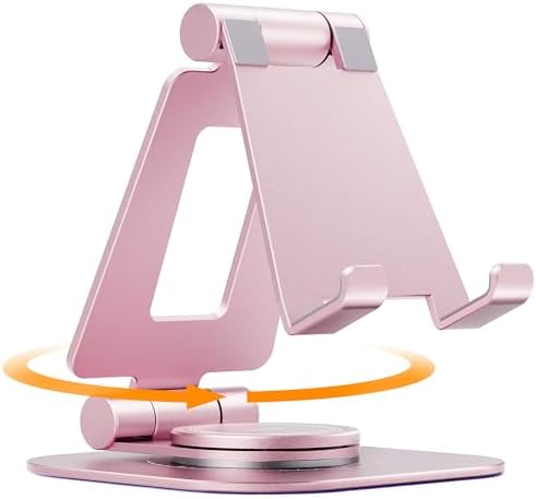 Amazon.com: Nulaxy 360 Rotating Cell Phone Stand, Fully Adjustable ...