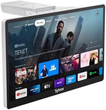 Amazon.com: SYLVOX Kitchen TV, Small Smart TV for Kitchen, 15.6 inch ...
