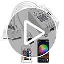 GIDEALED Smart WiFi RGBW LED Controller 2-Output 5 Pin with 24-Key ...