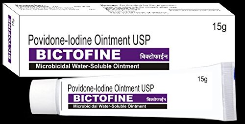 Bictofine Pack of Povidone Iodine Ointment 5% (1 Oz, 250gm) : Amazon.in ...