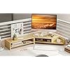 Amazon.com: KUAIYU Double Deck Monitor Riser,Cut Triangle Save Space ...