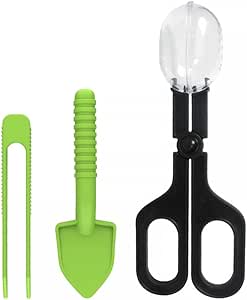 DONGKER 3pcs Reptile Feeding Tool Kit,Transparent Lizard Insect Catch ...