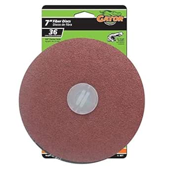 Gator Fiber Discs 3-Pack Aluminum Oxide 7-in 36-Grit Fiber Disc: Amazon ...