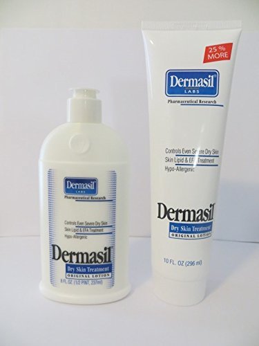 Amazon.com : Set of 2 Dermasil Labs 8 Fl Oz. Dry Skin Treament Lotion ...