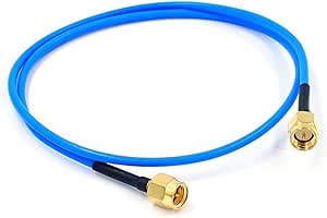 Amazon.co.jp: SMA オス - SMA オス コネクタ 低損失ストレート RF 同軸ケーブル RG405 RG086 ブルー ケーブル セミリジッド フレキシブル ピグテール ...