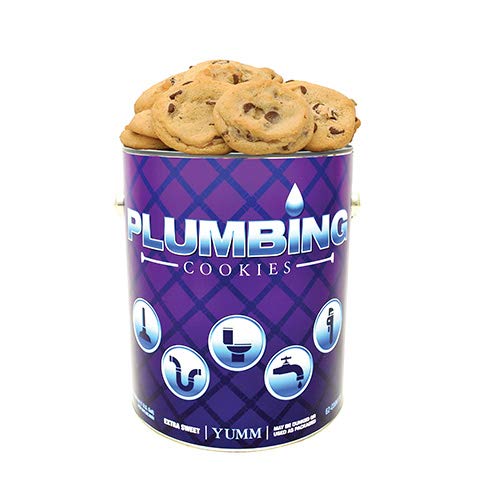 Amazon.com : Plumbing Cookie Gallon - Chocolate Chip Baked Fresh by ...