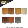 DEFY Extreme Wood Stain and Sealer in One - 5 Gallon Semi-Transparent ...