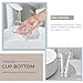 Amazon.com: Bathroom Glass Cup, Aomasi Transparent Toothbrush ...