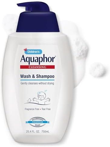 Amazon Aquaphor Children S Body Wash And Shampoo Fragrance Free