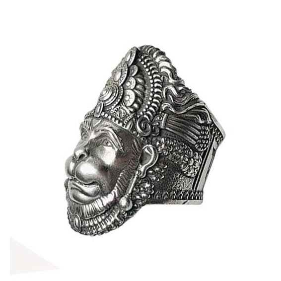 Utkarsh JAR0696-01 Unisex Silver Color Stainless Steel God Mahavir ...