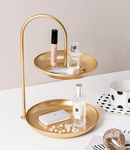 Amazon.com: MyGift 3 Tier Jewelry Dish Organizer - Hammered Brass ...