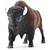 Amazon.com: Gemini&Genius North American Bison Figurine Animal Toy ...