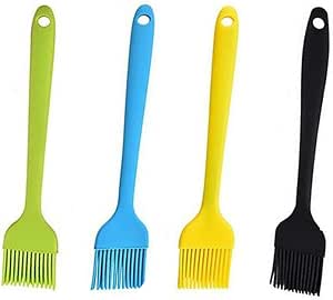Amazon.com: Lingki Heat Resistant Silicone Brushes for Cooking(4 Pcs ...