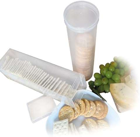 Amazon.com: Trenton Gifts Square Airtight Cracker Sleeve Storage ...