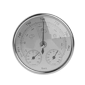 Amazon.com: Traditional Barometer Dial Type Barometer Wall Mounted ...