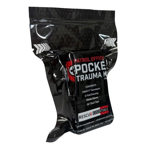 Pocket Trauma Kit, IFAK for Bleeding Control, Vacuum Sealed with Tear ...