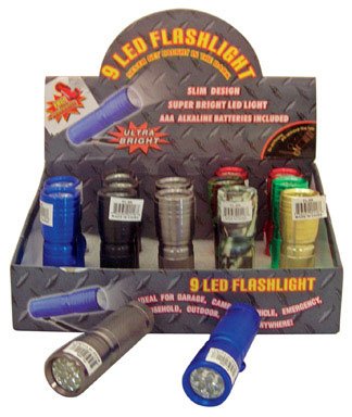 Diamond Visions FL-9R LED Max Force Flashlight - Pack of 15 : Amazon.in ...