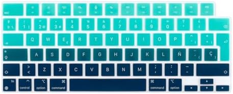 Amazon.com: Boaulee Spanish Keyboard Cover EU Layout for MacBook Air 13 ...