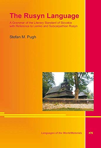 The Rusyn Language (Languages of the World/Materials; 476): Amazon.co ...