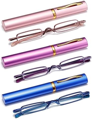 Amazon.com: SOCTICK Reading Glasses 4 Pairs Fashion Ladies Readers ...
