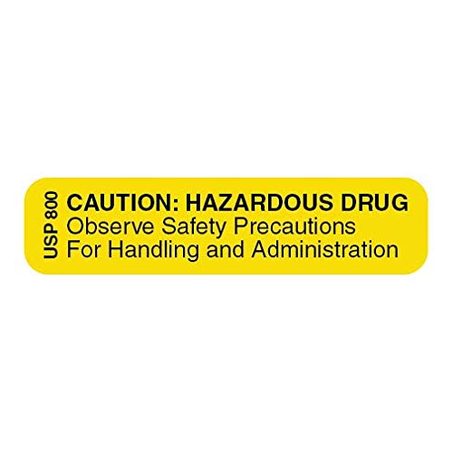 Snapklik.com : Apothecary Products USP 800 Caution Hazardous Drugs ...